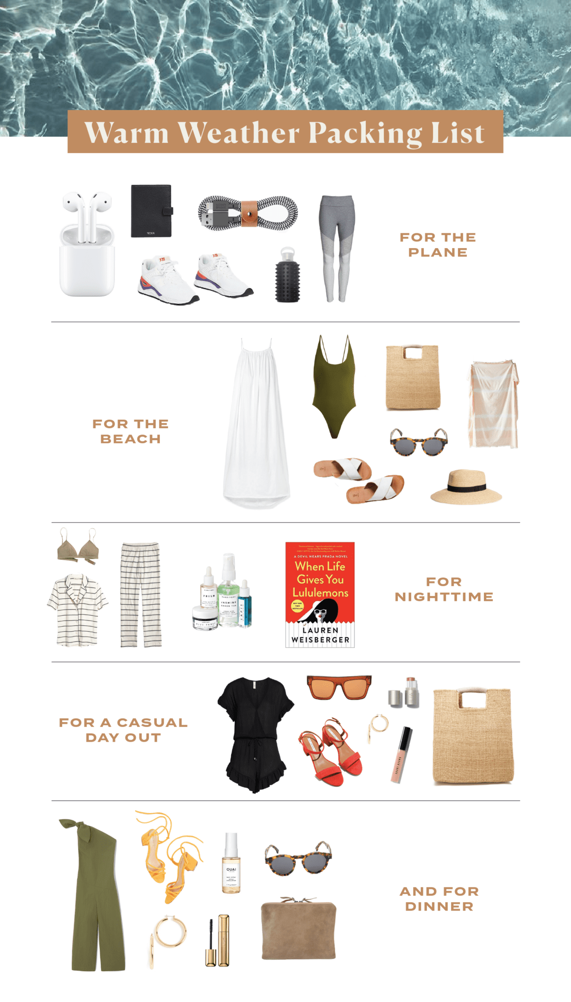 My Warm Weather Vacay Packing List! | Wit & Delight | Designing a Life ...