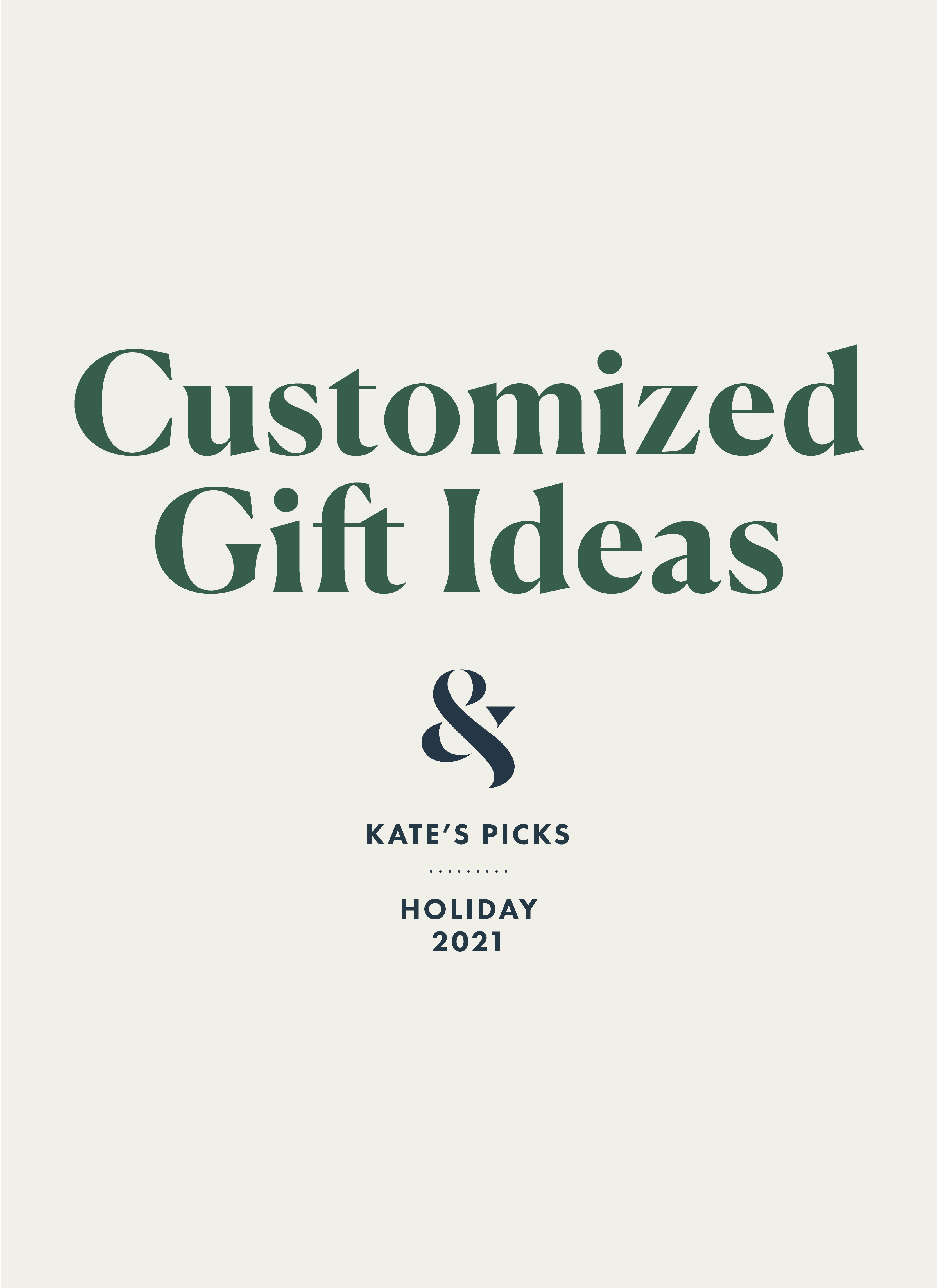 2021 Holiday Gift Guide: 12 Customized Gift Ideas | Wit & Delight ...