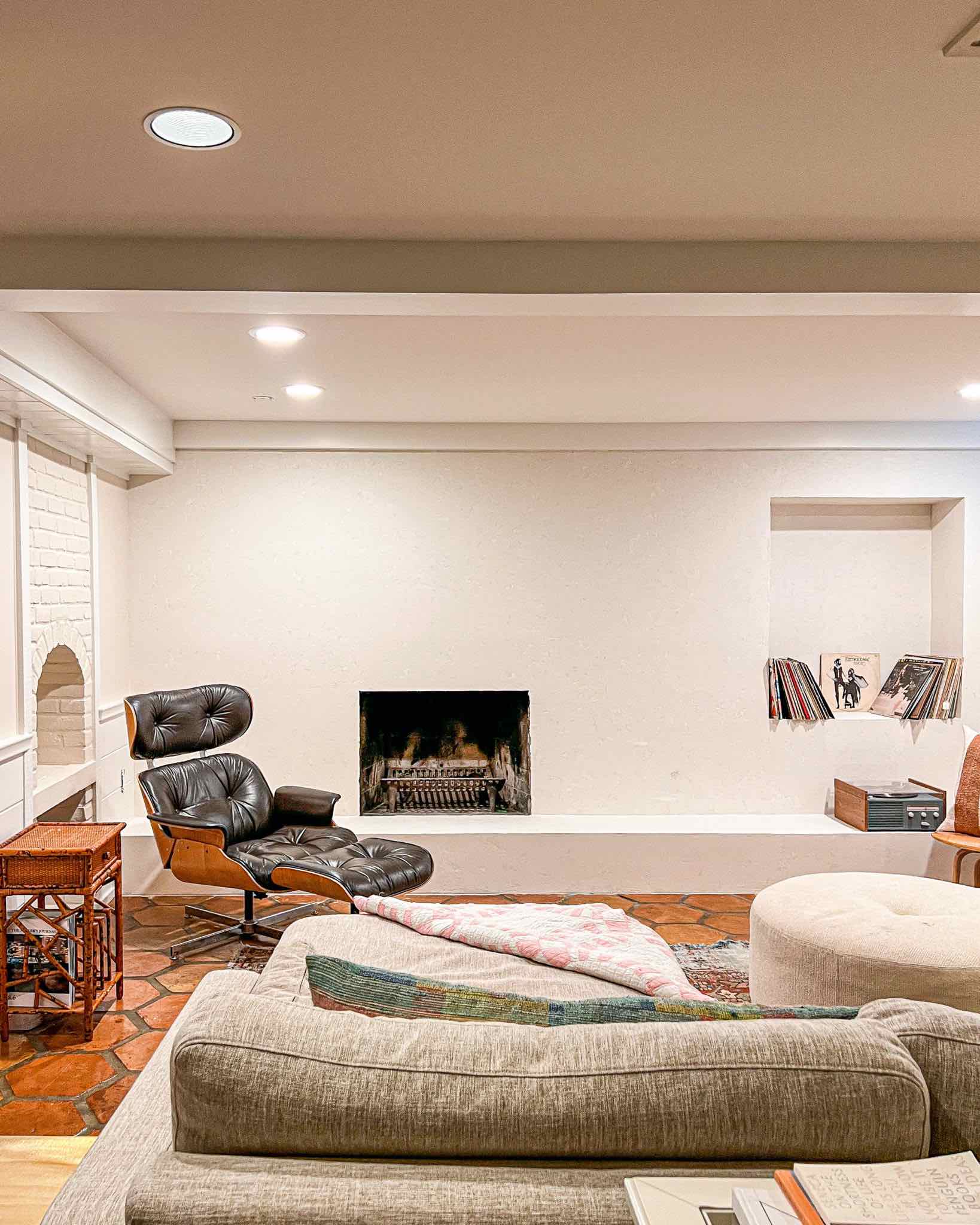 Basement Family Room Paint Reveal | Wit & Delight